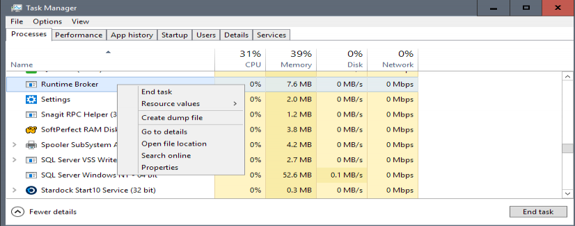 What is Runtime Broker, and why it is causing high CPU load? | ComTek ...